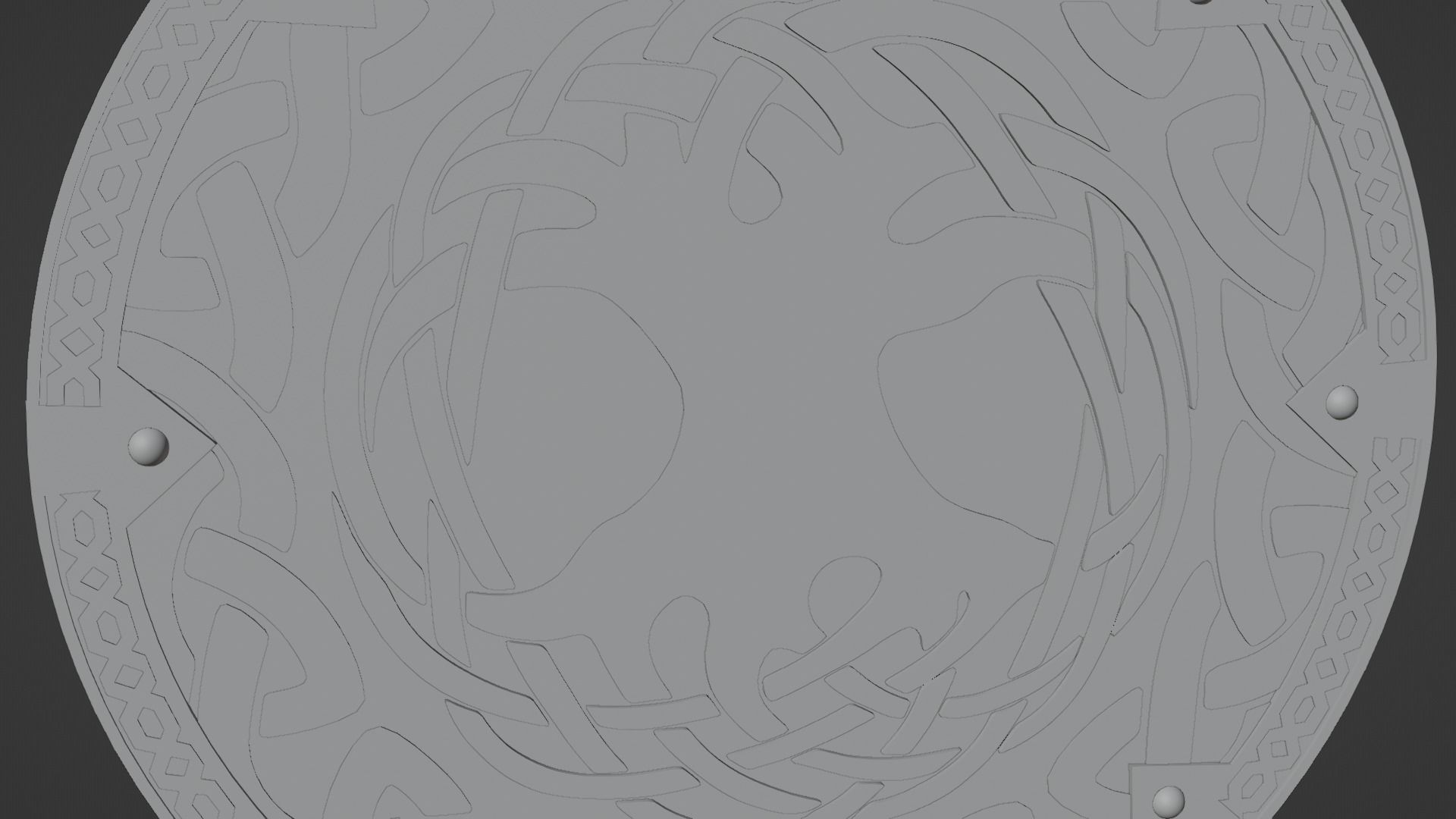 Viking Shield - Asgard 3D model | CGTrader