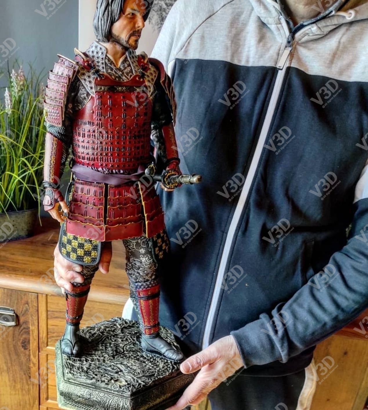 Tom Cruise The Last Samurai - V3D 3D model 3D printable | CGTrader