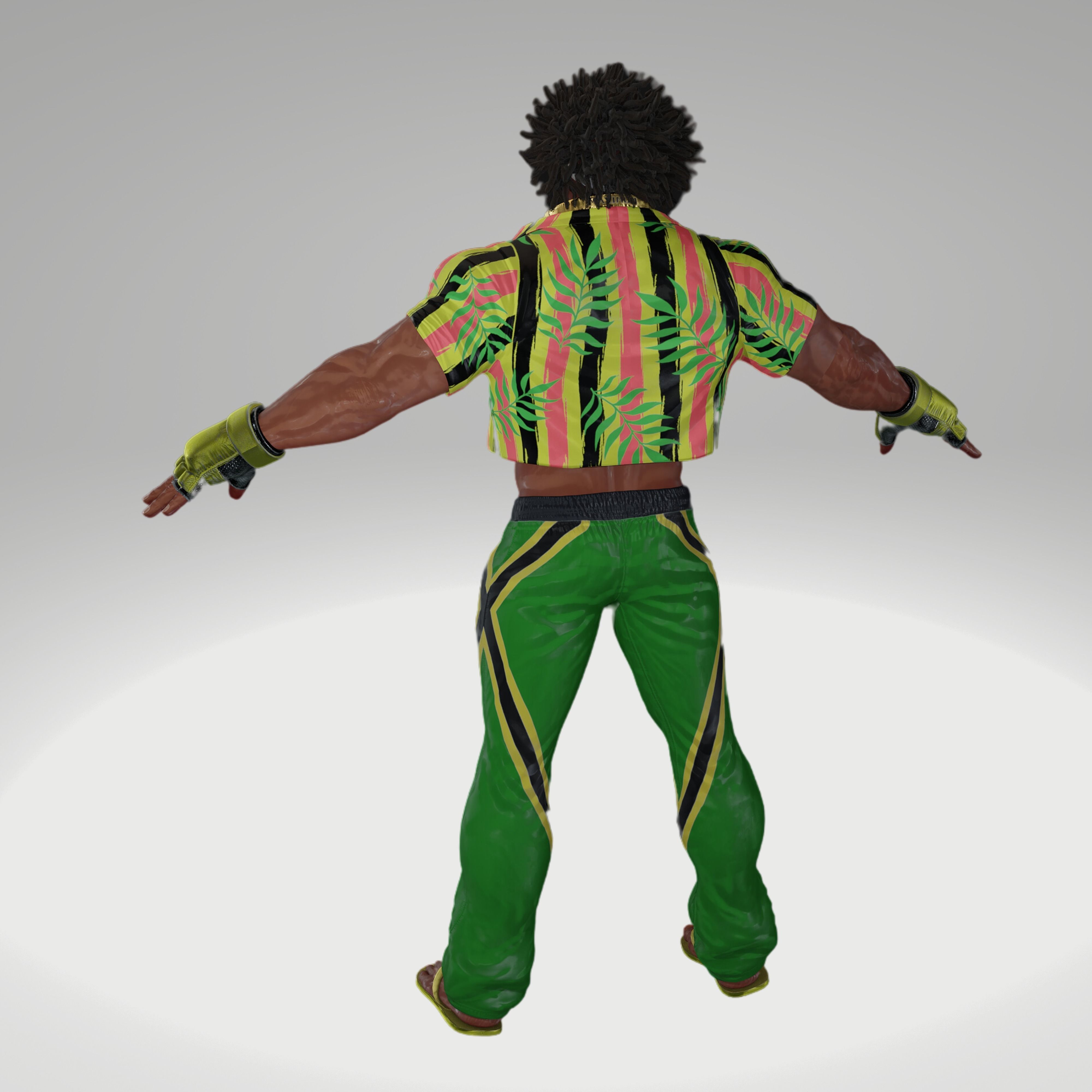 3D model Street Fighter VI - Deejay S1 VR / AR / low-poly | CGTrader