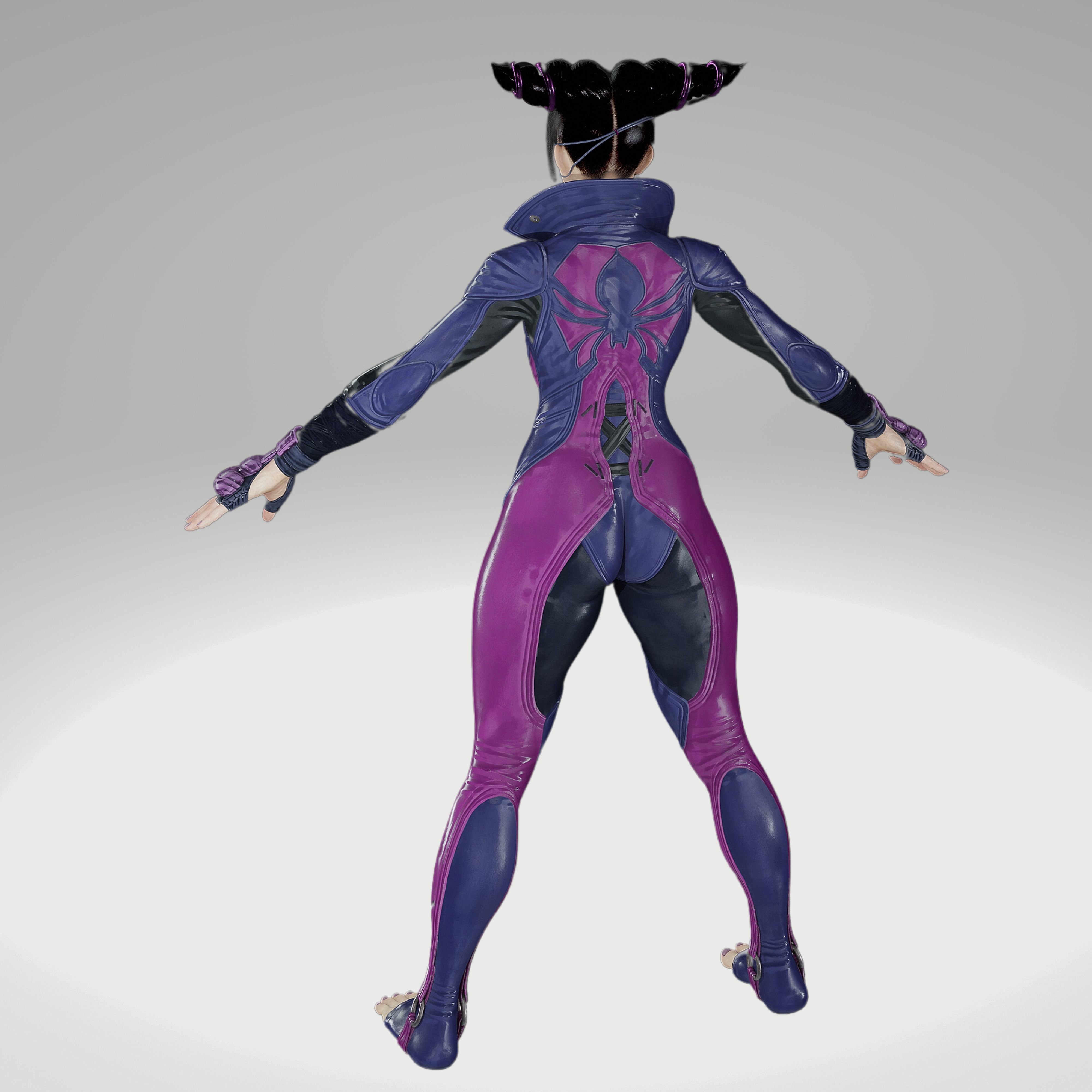 3D model Street Fighter VI - Juri Han S2 VR / AR / low-poly | CGTrader