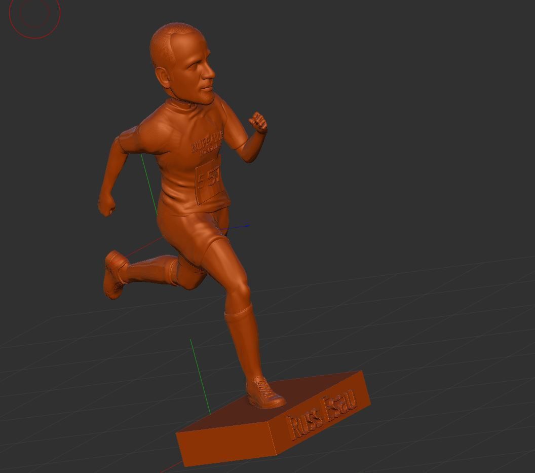 bobble head miniature 3D model 3D printable | CGTrader