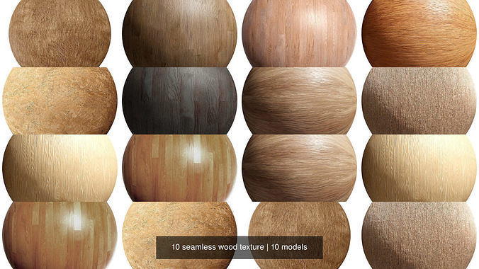 3D Model Collection 10 seamless wood texture VR / AR / low-poly | CGTrader