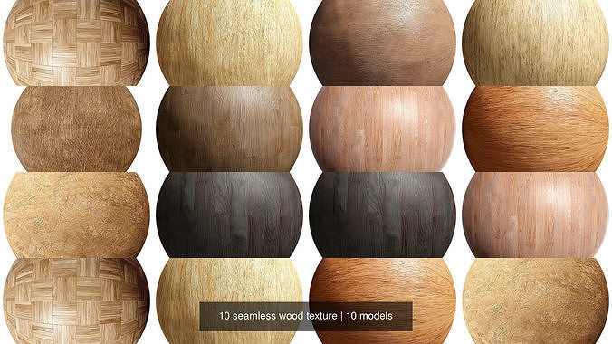 3D Model Collection 10 seamless wood texture VR / AR / low-poly | CGTrader