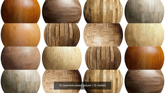 3D Model Collection 10 seamless wood texture VR / AR / low-poly | CGTrader