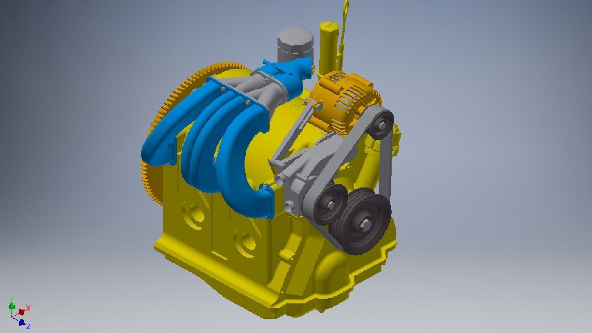 Wankel Engine 3d model 3D model | CGTrader