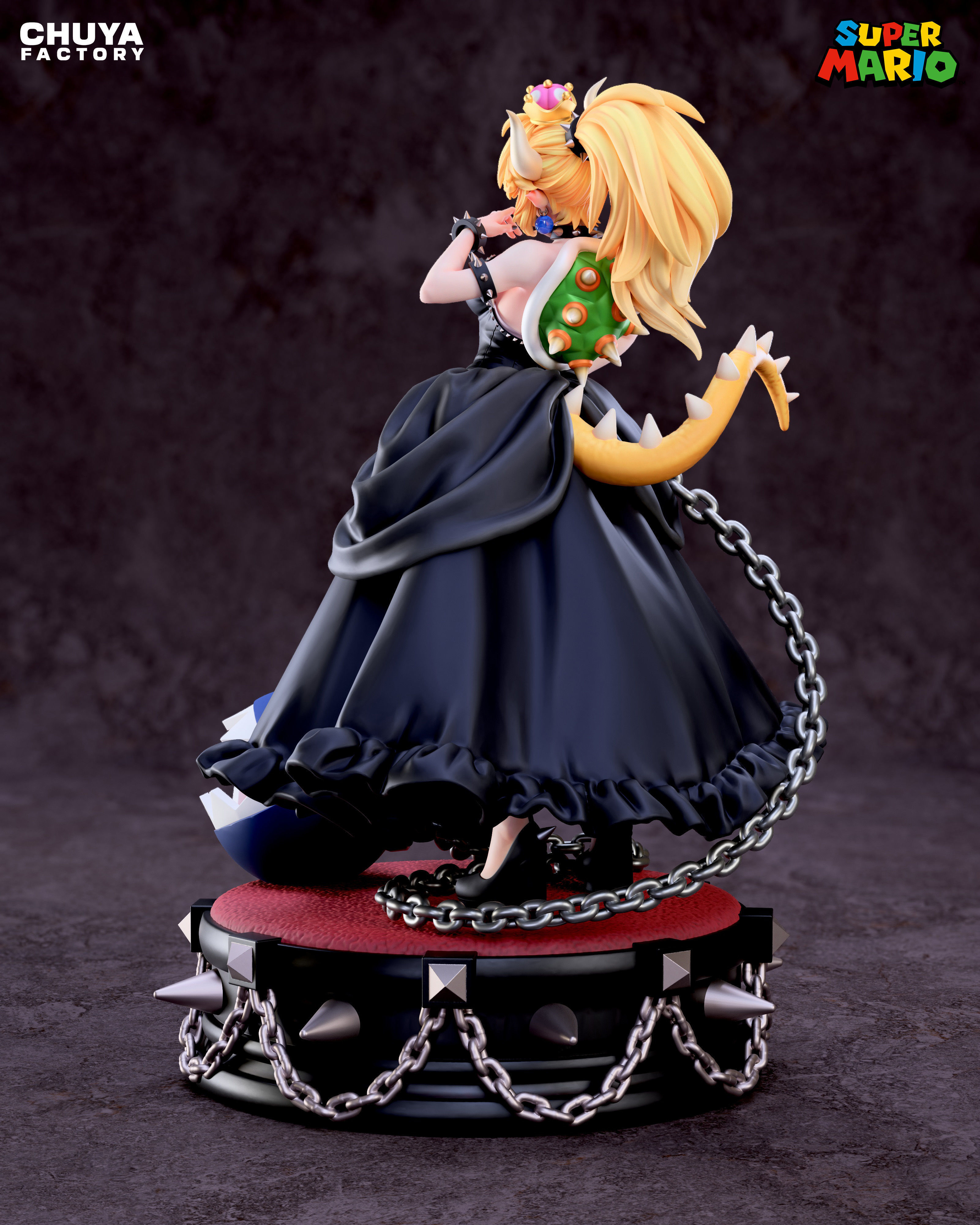 Bowsette 3D model 3D printable | CGTrader