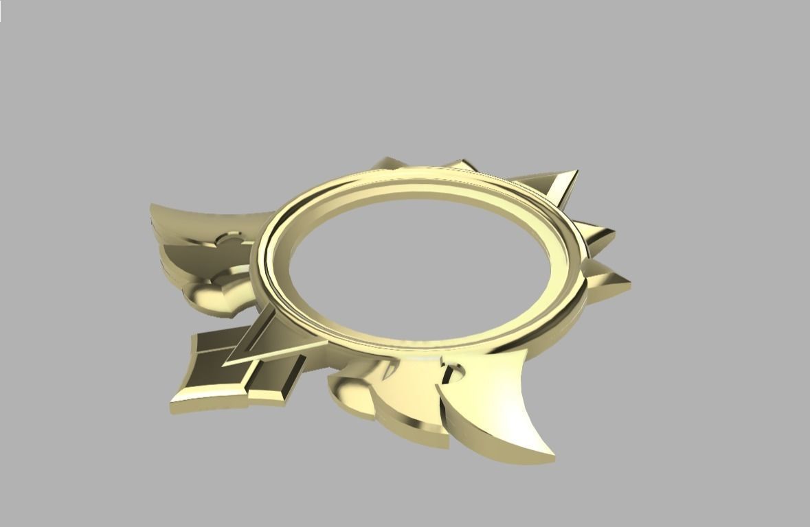 Genshin Impact Mondstadt Vision with elements 3D model 3D printable ...