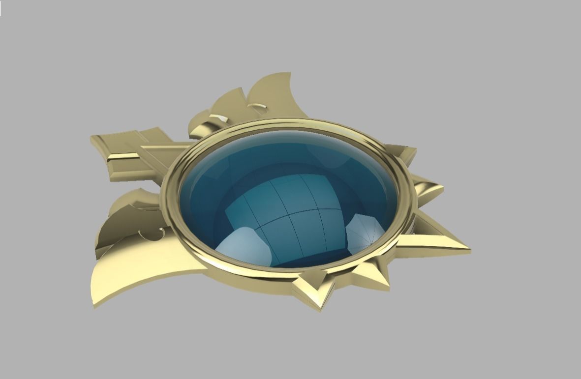 Genshin Impact Mondstadt Vision with elements 3D model 3D printable ...