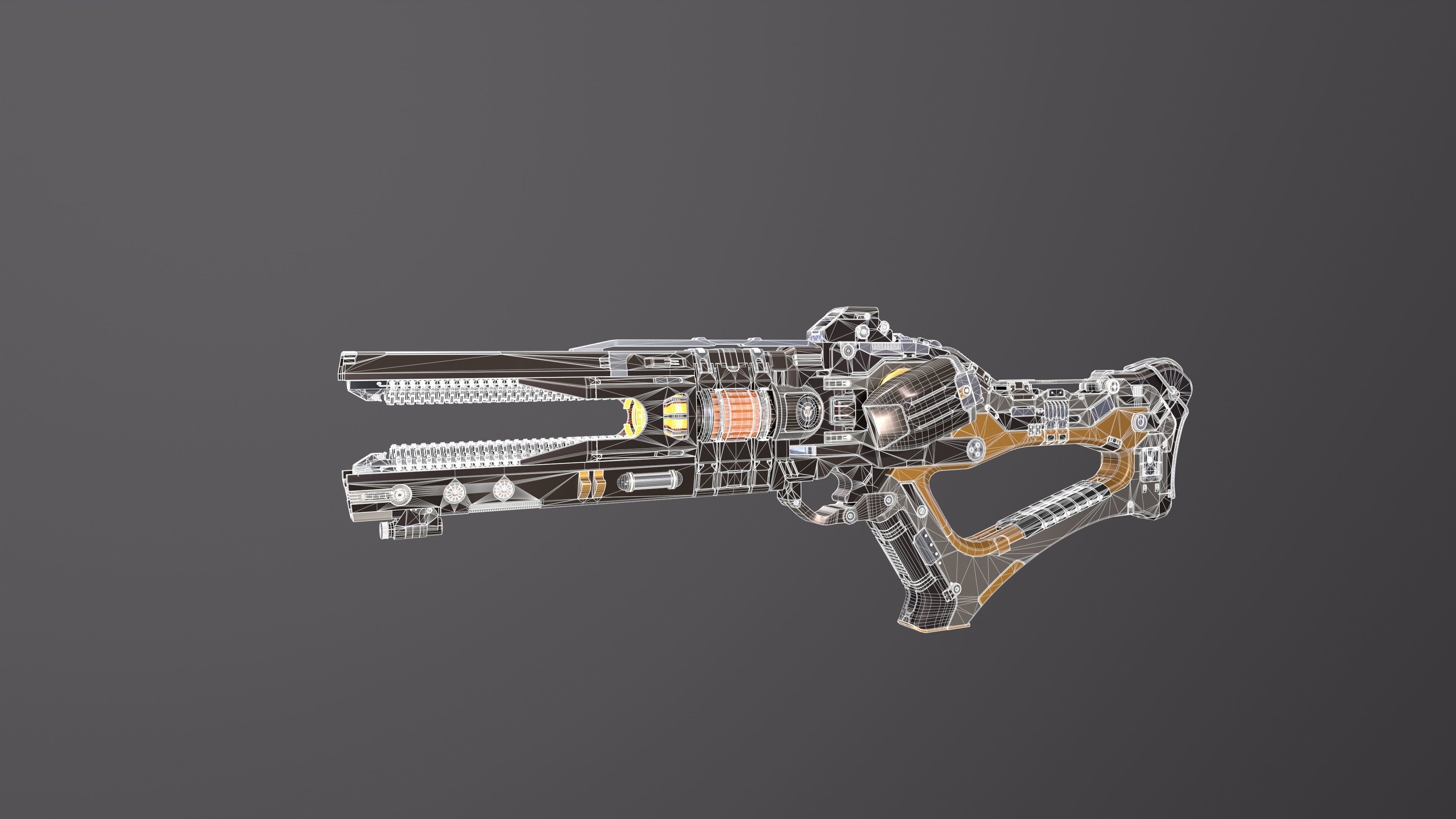 RGX Rail Gun 3D model | CGTrader