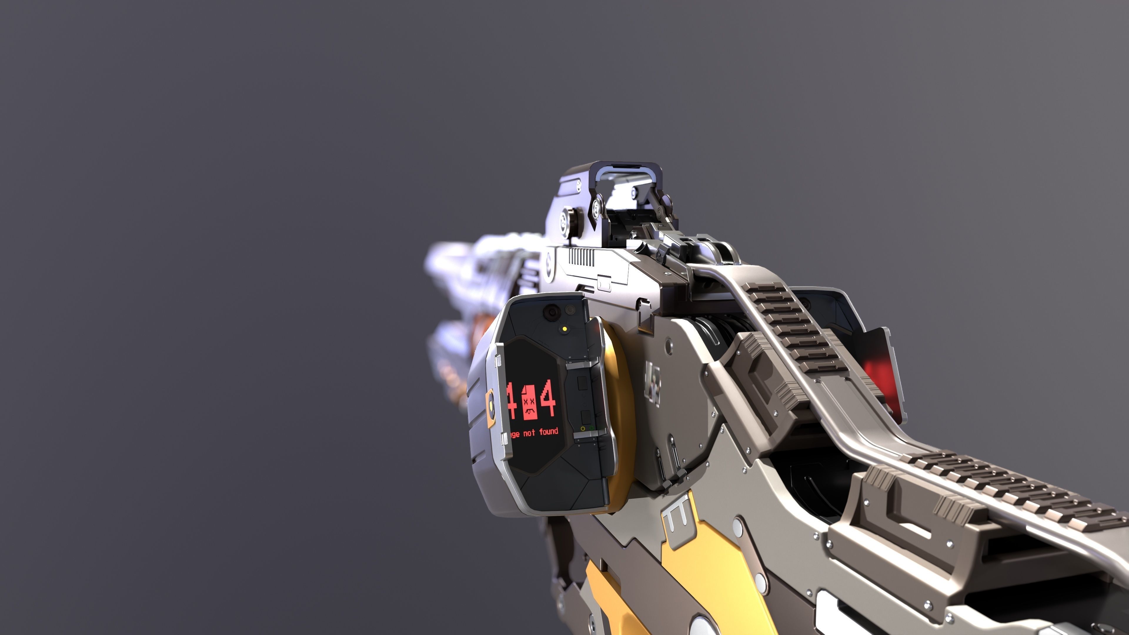 RGX Rail Gun 3D model | CGTrader