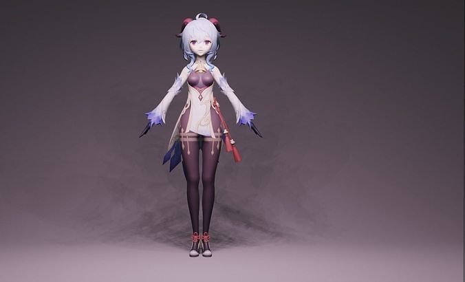 Anime Character - GI Ganyu 3D model | CGTrader
