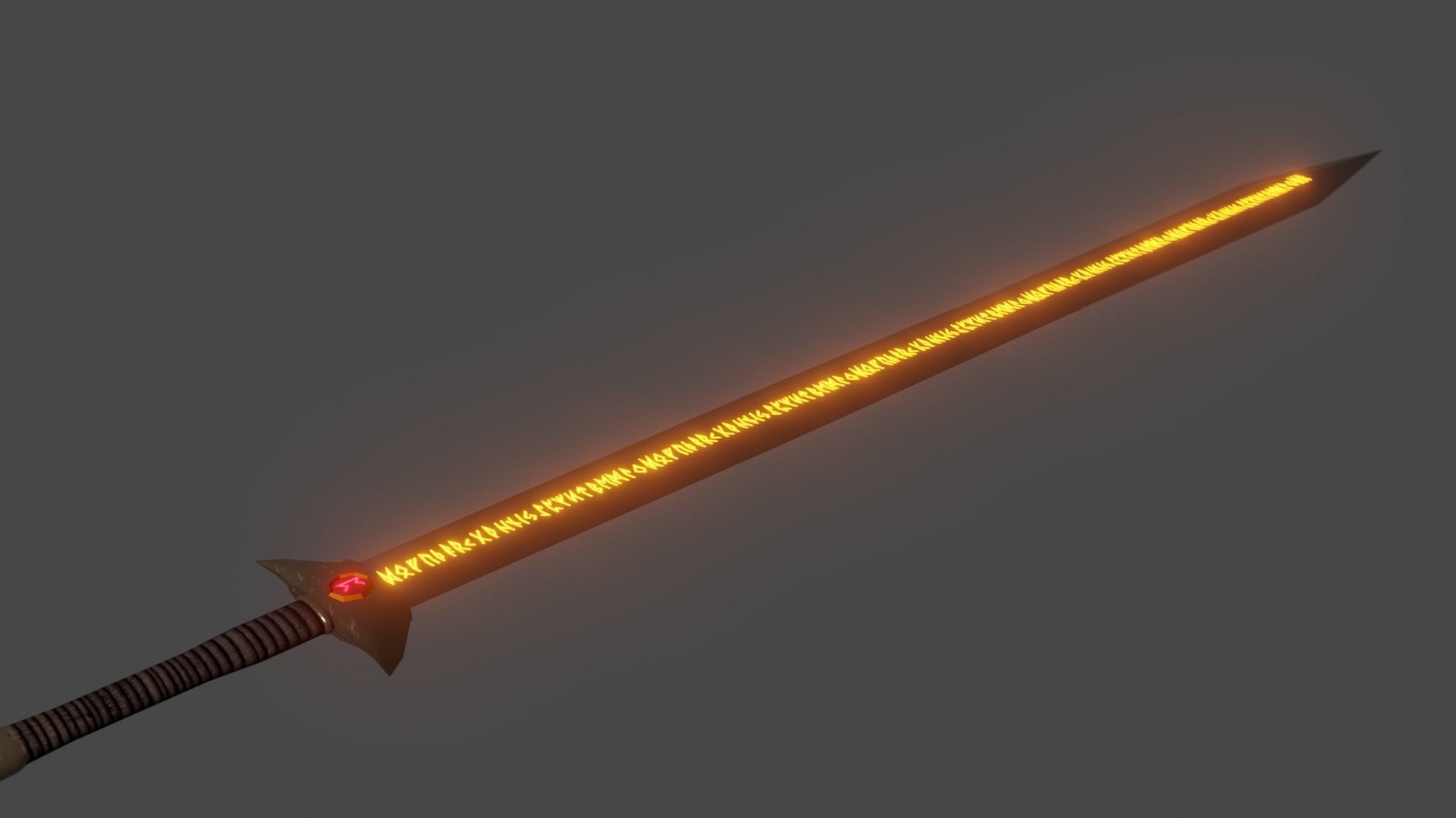 Sword in the stone in cave scene with FX and simple animation 3D model ...