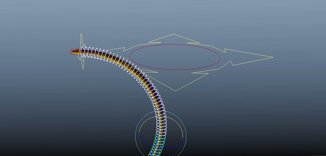 Snake Rig 3D model animated rigged | CGTrader