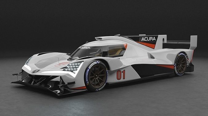LMDh Acura ARX-06 3D model rigged | CGTrader