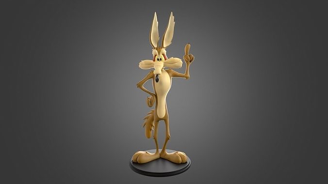 Wile E Coyote for printing 3D model 3D printable | CGTrader