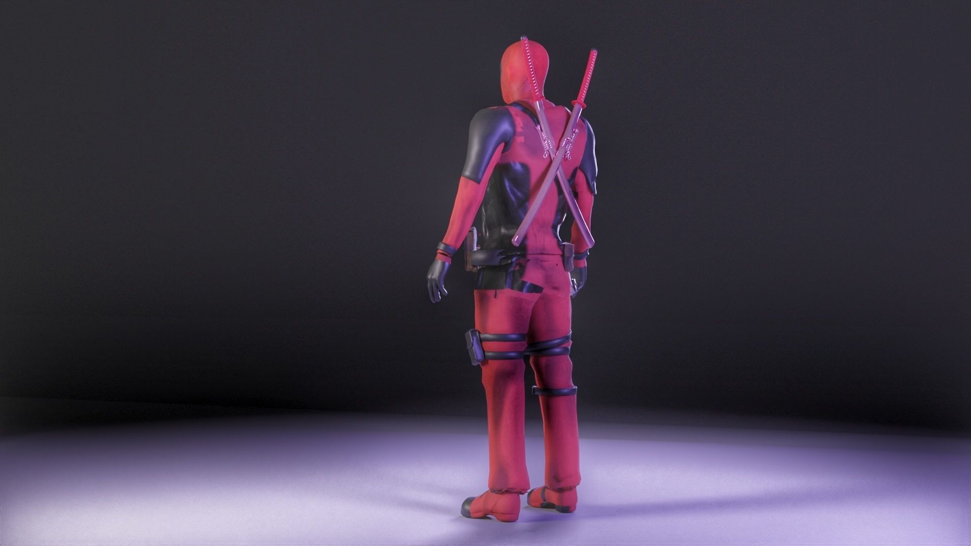 Deadpool 3D model rigged | CGTrader