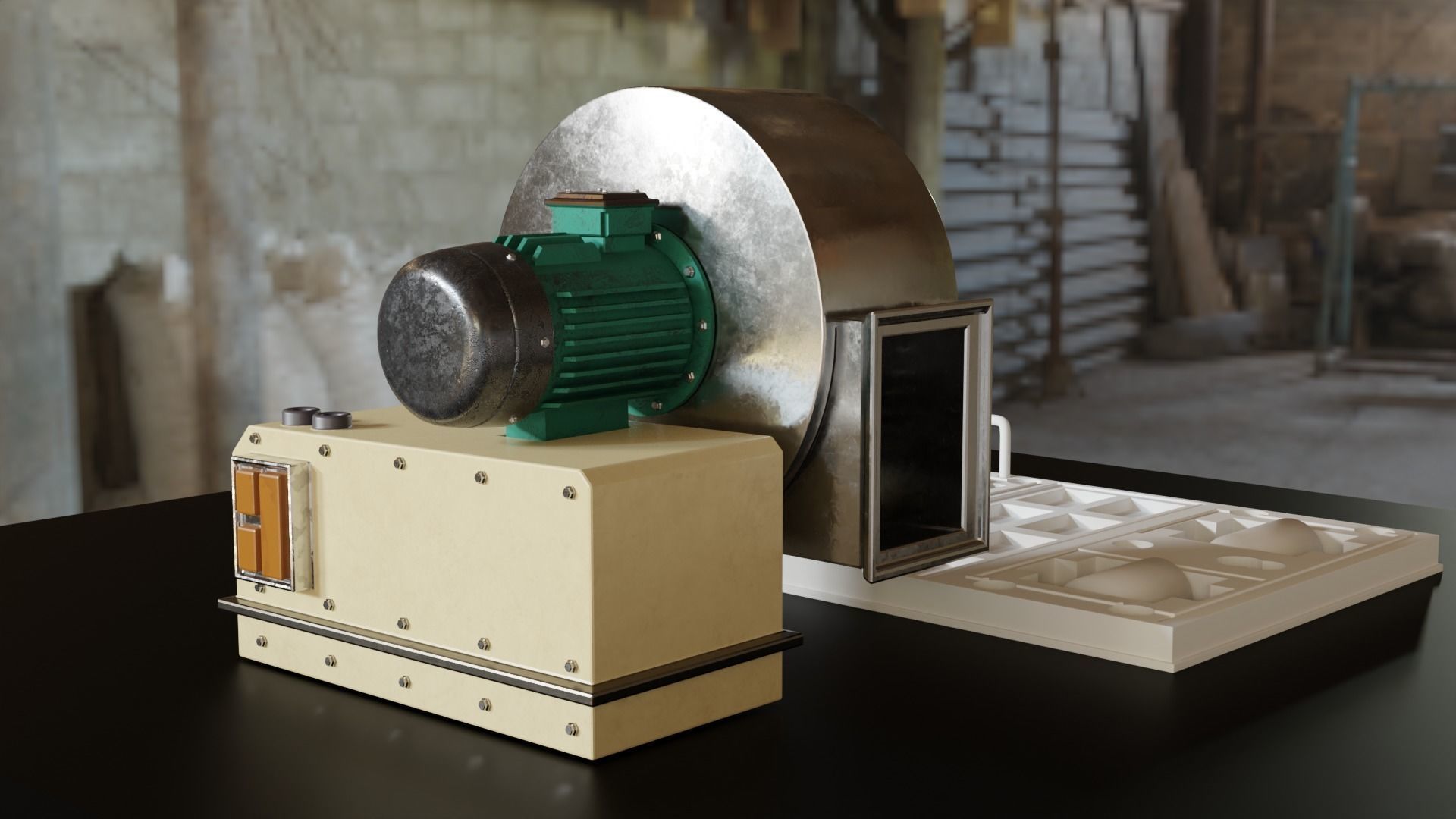 1 64 printable fan exhaust dyno room 3D model 3D printable | CGTrader