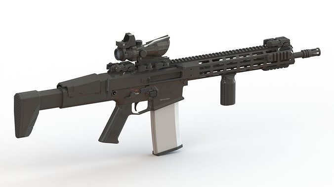 Rifle WZ2022 308 a4 3D model | CGTrader