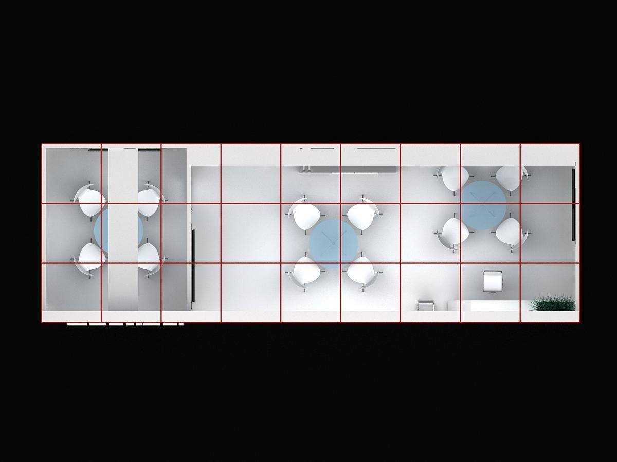 3D model 9 mtr x 3 mtr one side open exhibition stands VR / AR / low ...