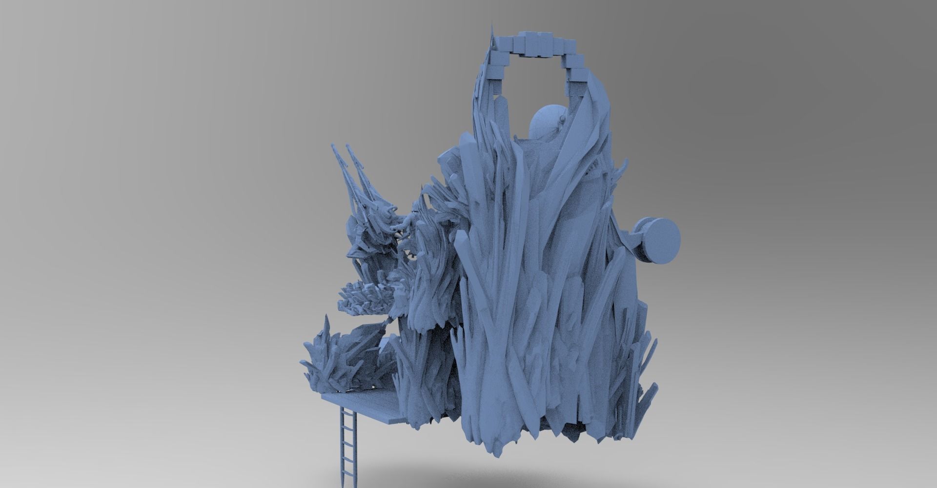 Heman Cliff Side cave 3D model | CGTrader
