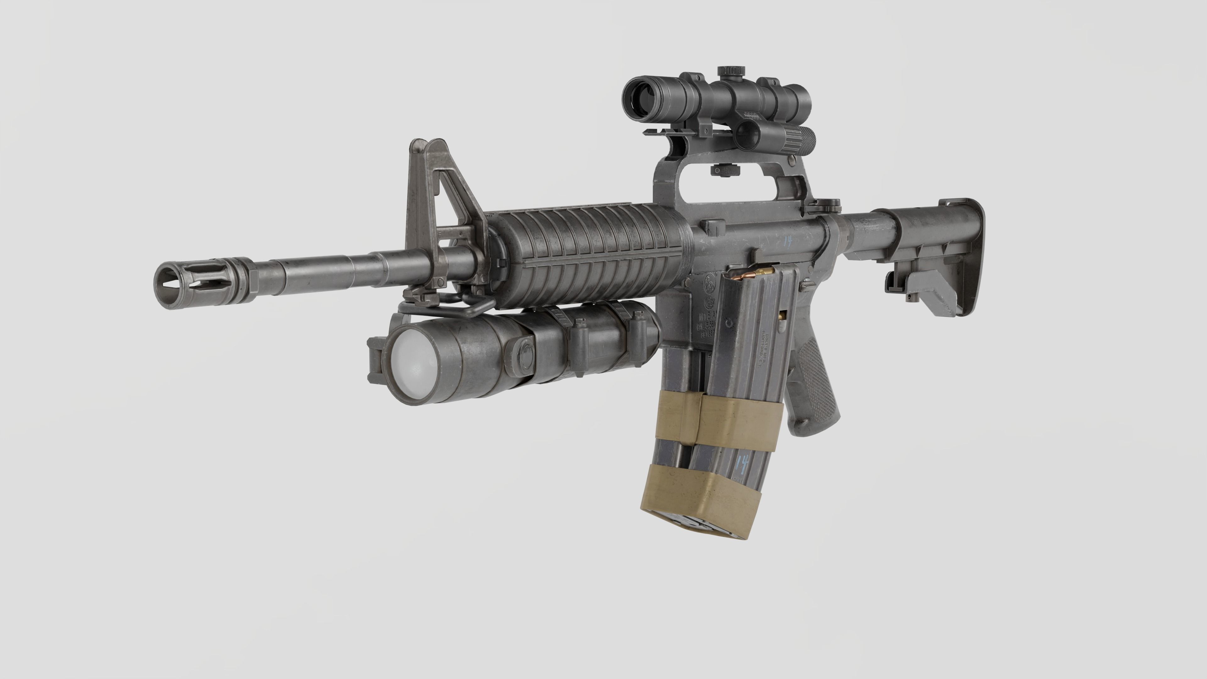 Assault Rifle 3D model | CGTrader
