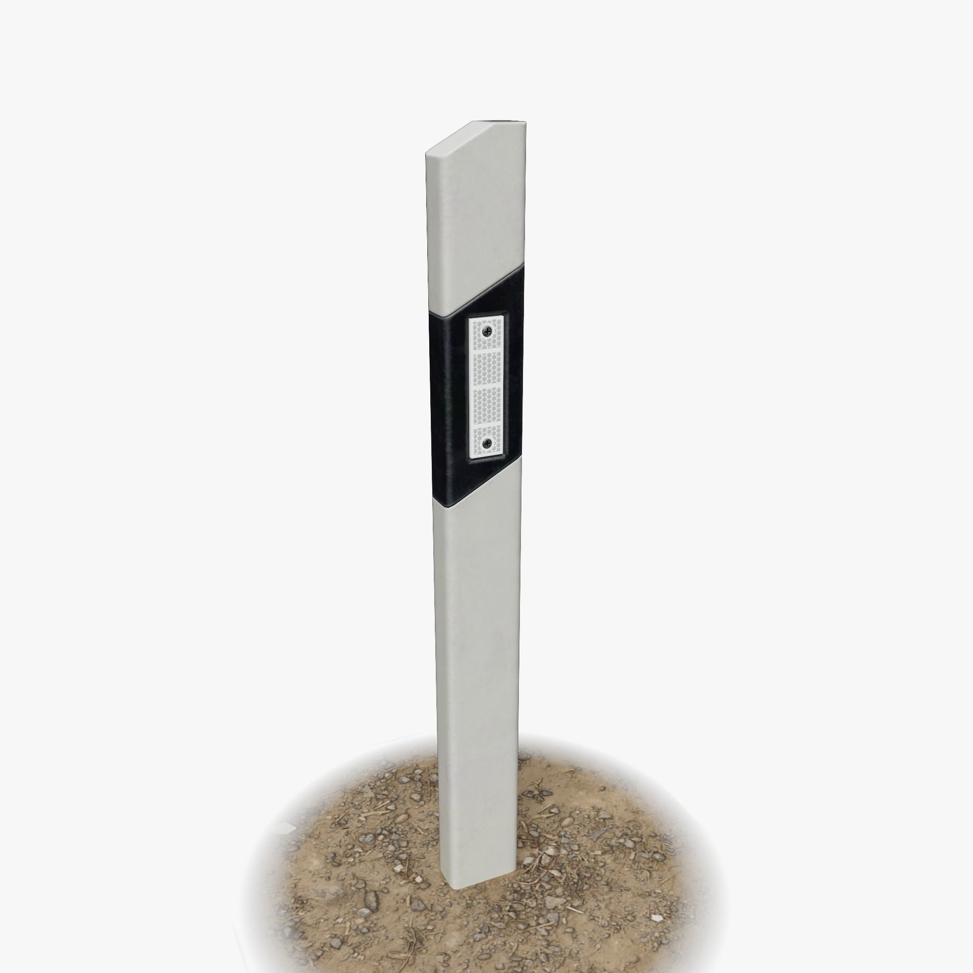 3D model Road Reflector Post 01 VR / AR / low-poly | CGTrader