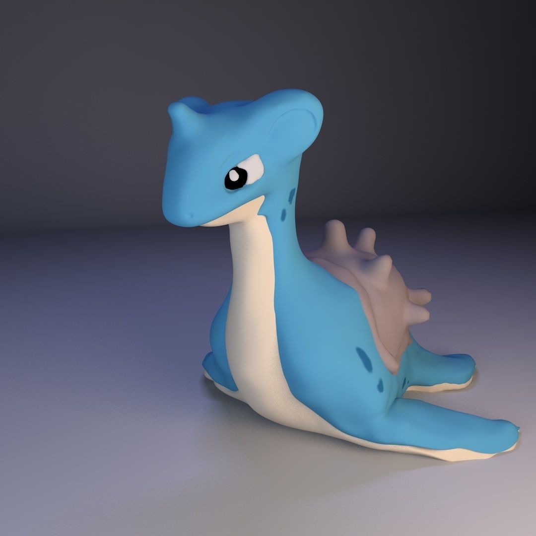 3D Printable Lapras Pokemon Model 3D model 3D printable | CGTrader