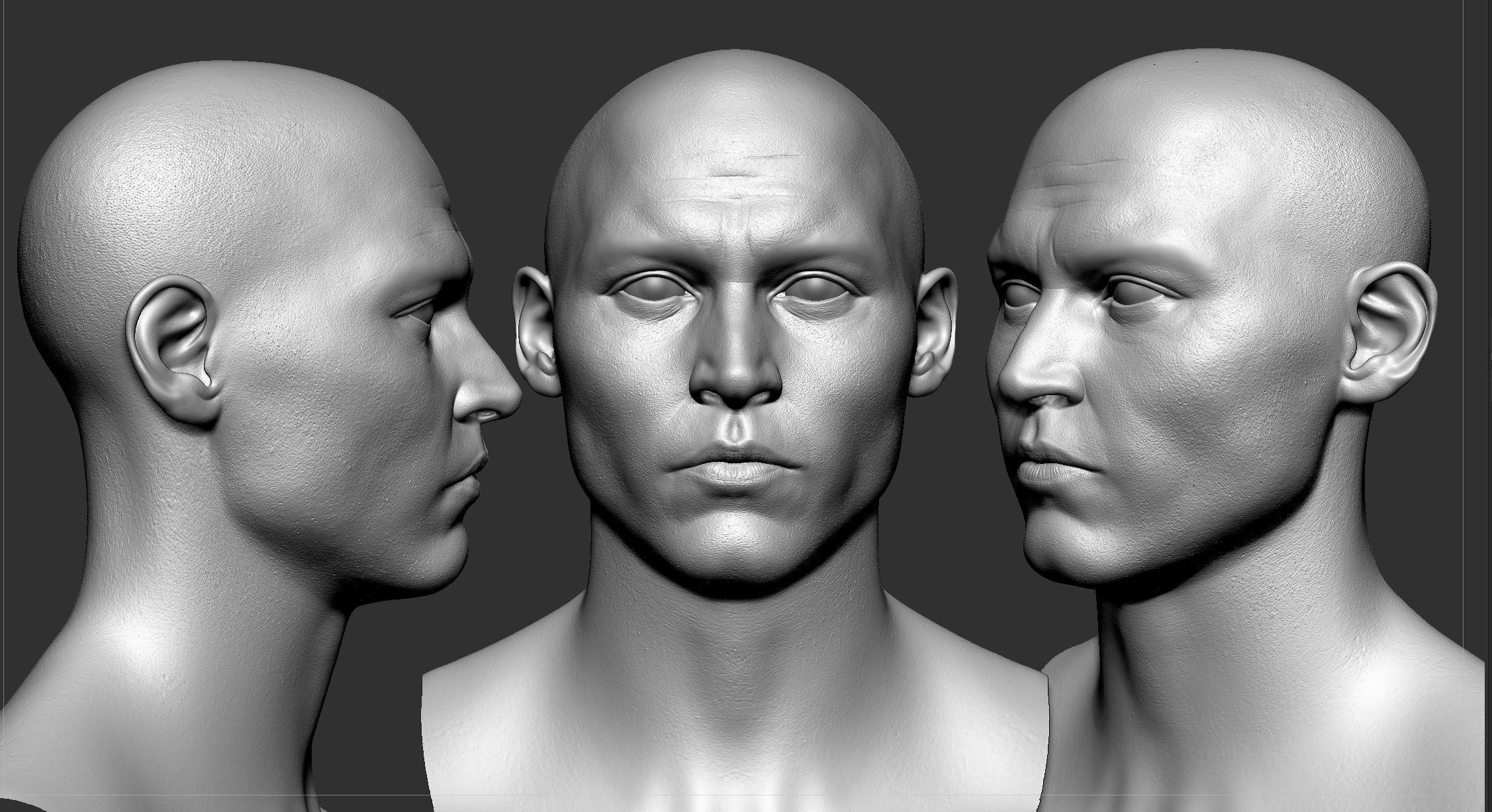 Johnny Depp Head 3D model | CGTrader