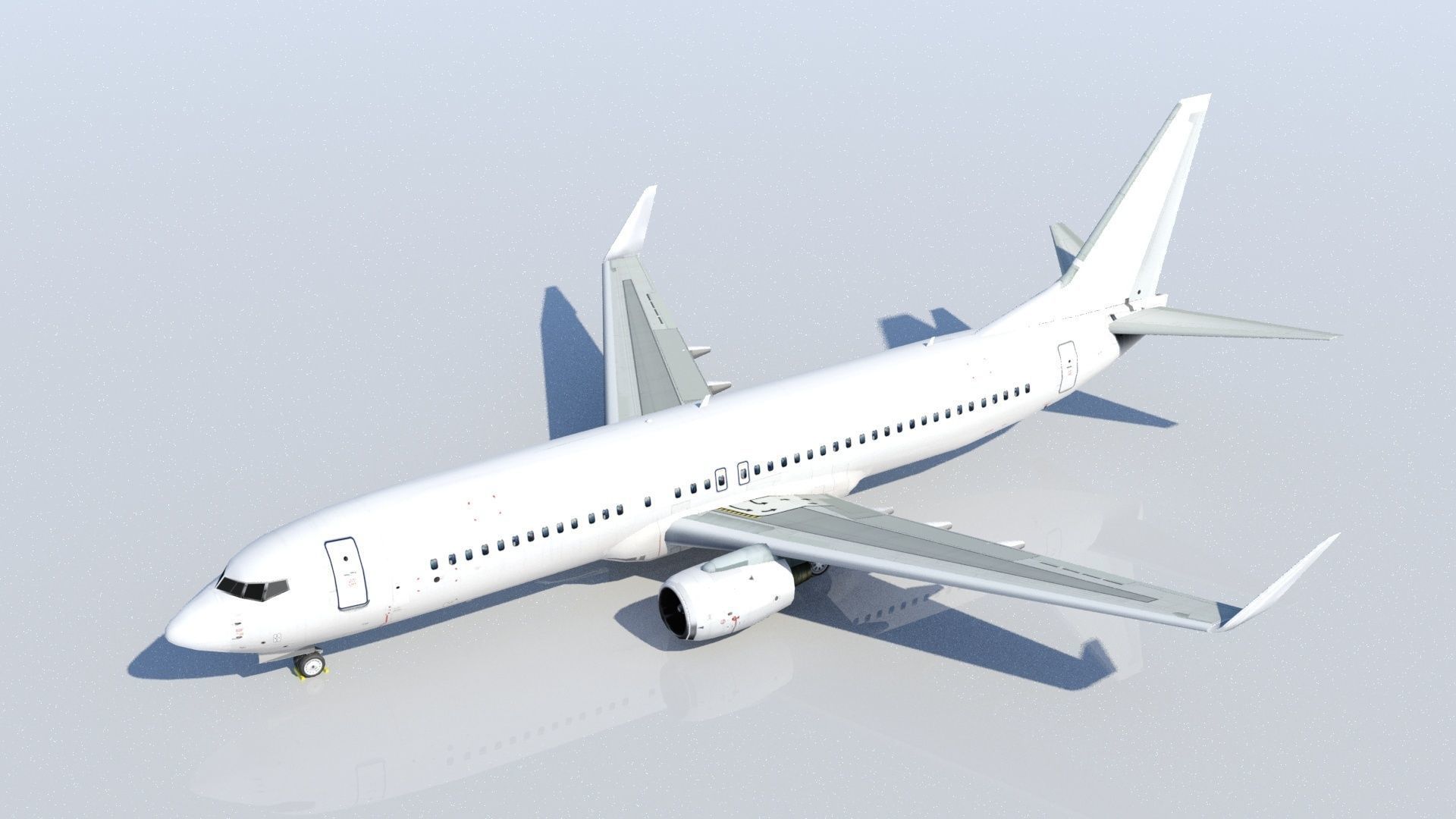 3D model Boeing 737-800 Static Lowpoly Includes Blank and Aeromexico VR ...