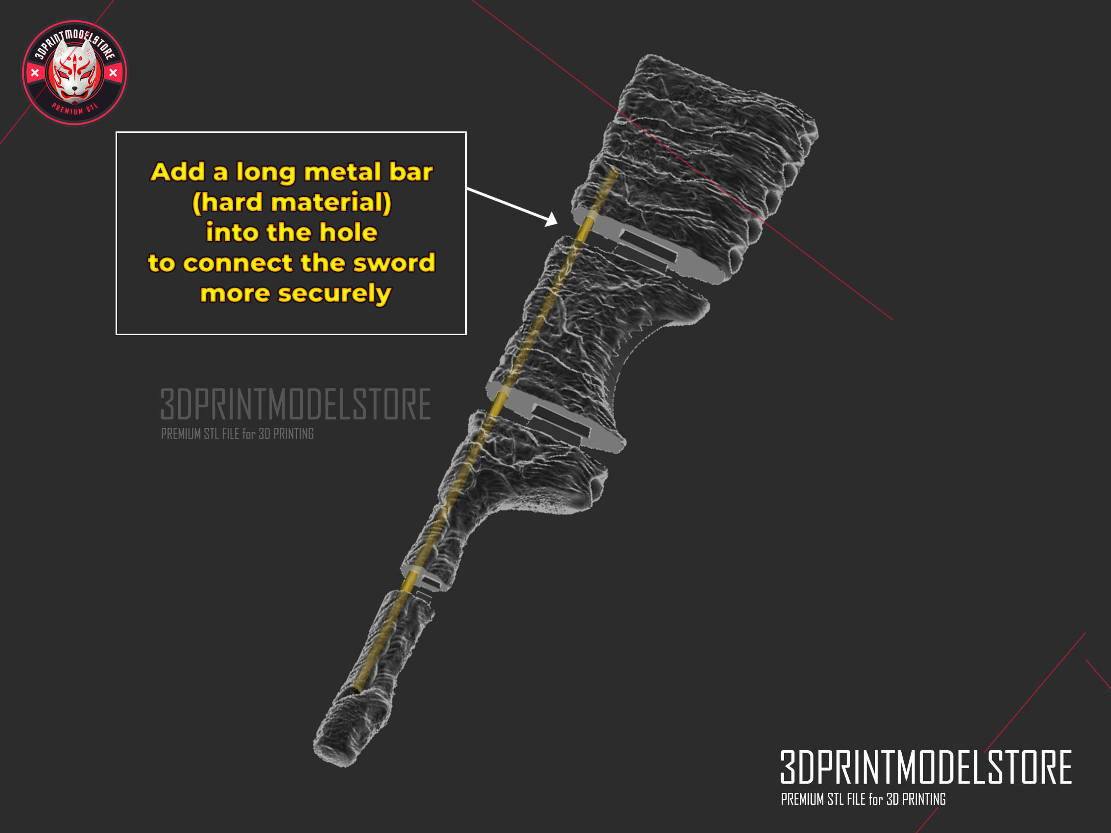 Festering Life Blade Sword Cursed Tool - Jujutsu Kaisen Weapon 3D model ...