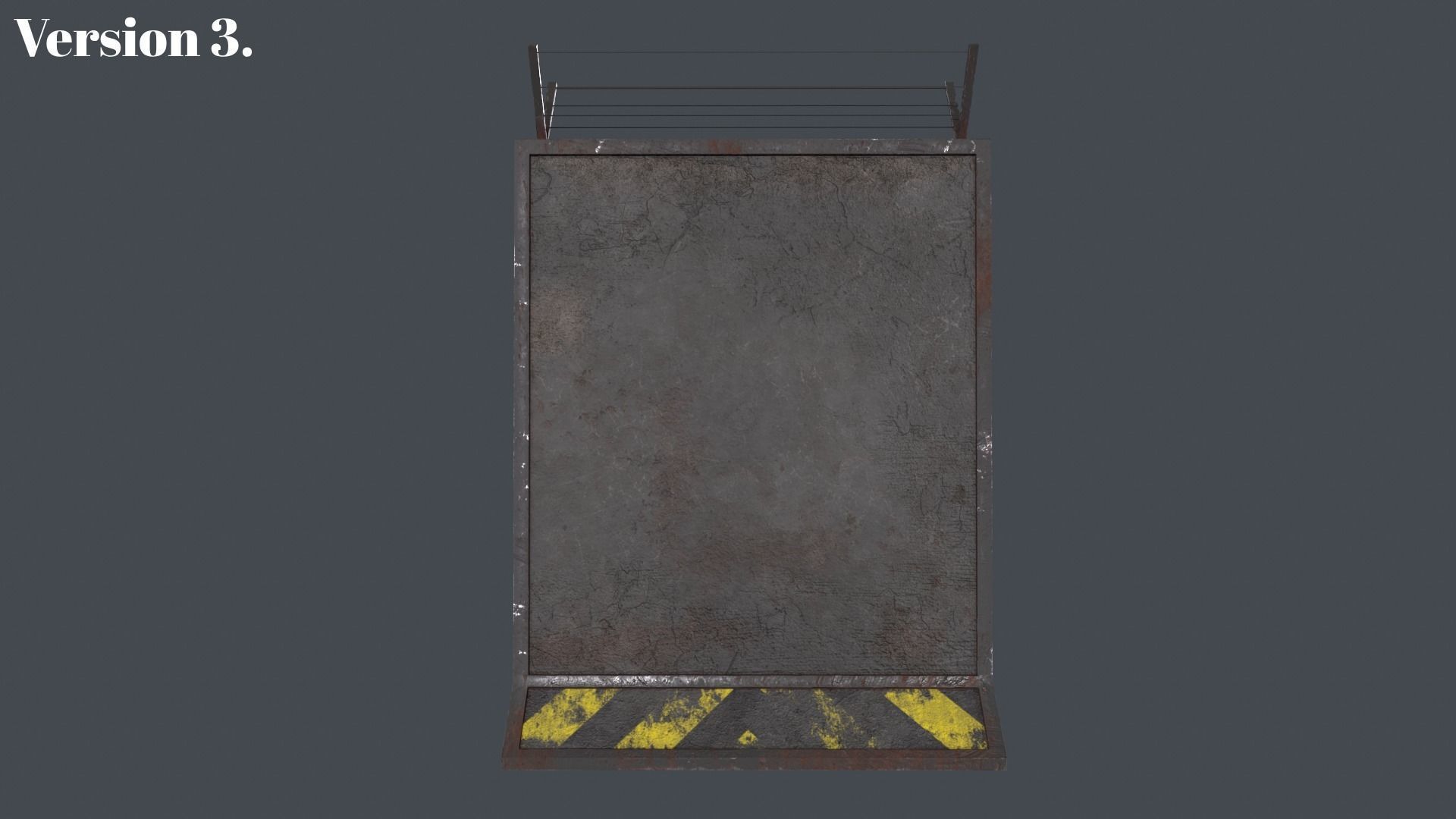 Concrete Wall Barricade Barrier 3D model | CGTrader
