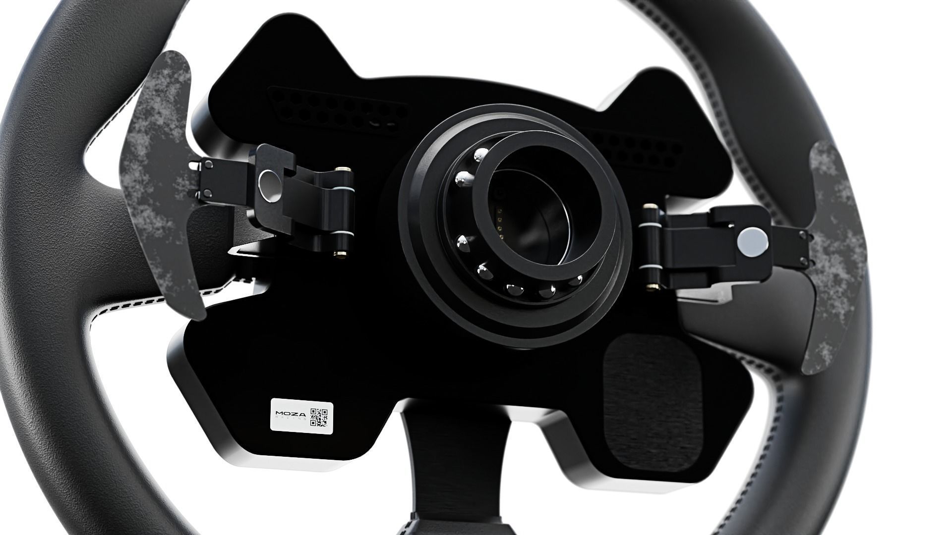 MOZA CS V2 STEERING WHEEL 3D model animated | CGTrader