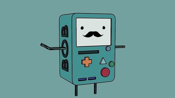 3D model BMO Adventure Time 2D style VR / AR / low-poly | CGTrader