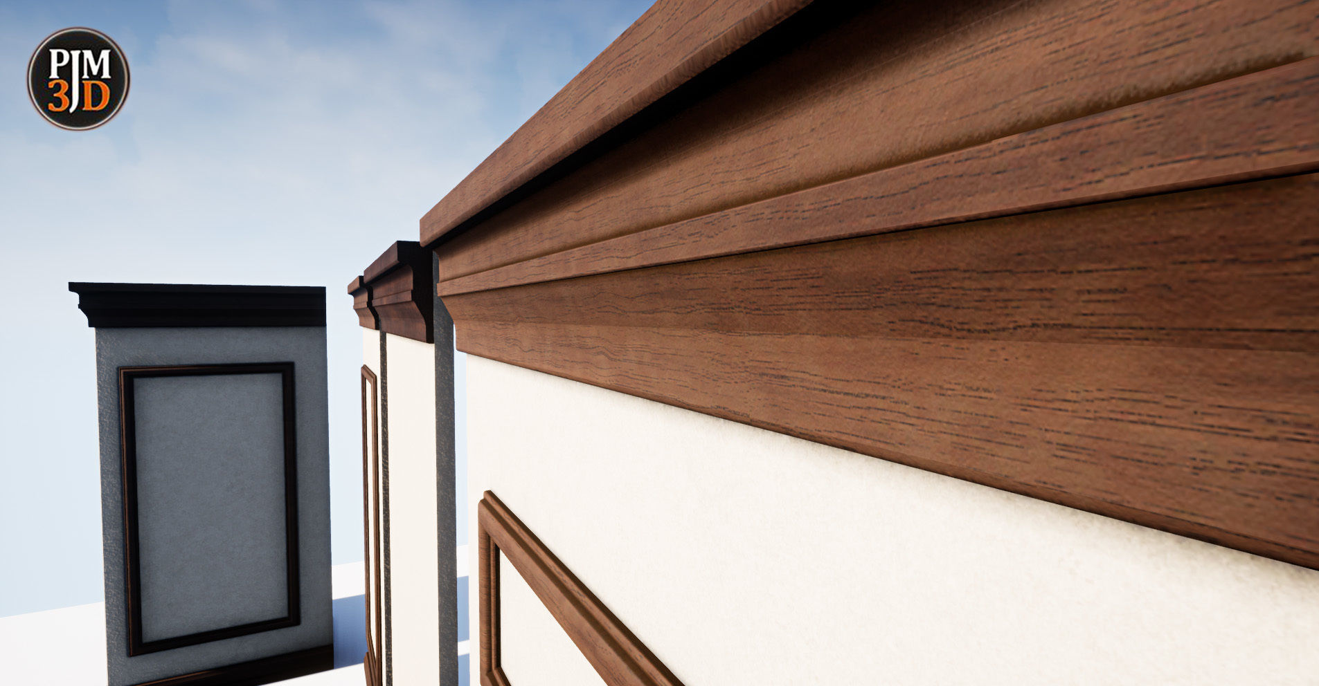 3D model UE4-UE5-FBX-Modular Wall Pack 1 VR / AR / low-poly | CGTrader