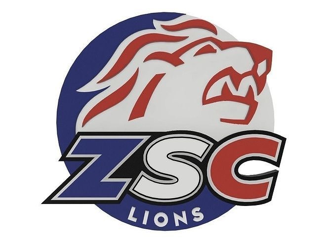 ZSC Lions Wall Sign 3D model 3D printable | CGTrader