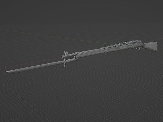 3D model Arisaka type 99 VR / AR / low-poly | CGTrader