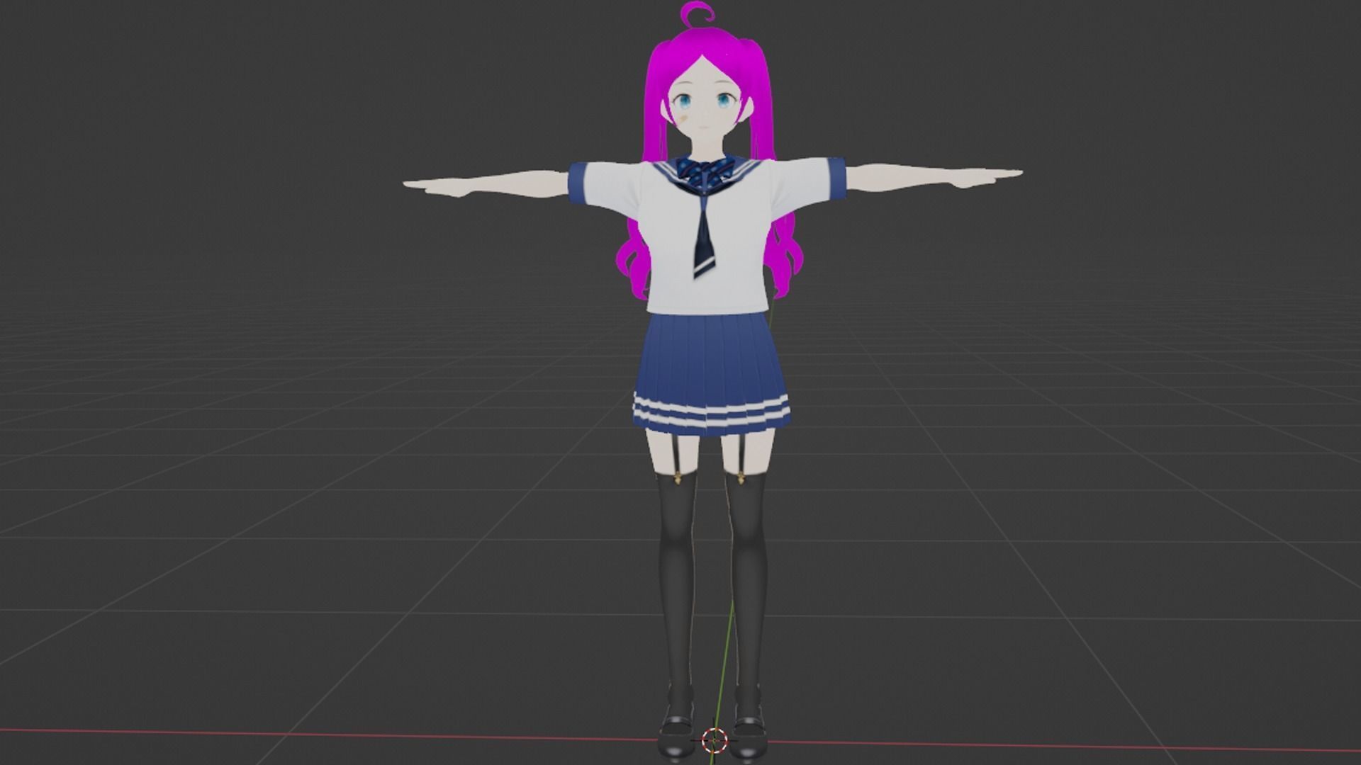 3D Anime Character - Fully Rigged and Game-Ready 3D model animated ...