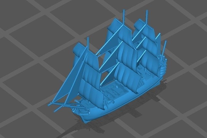 Sail Ship free 3D model 3D printable | CGTrader