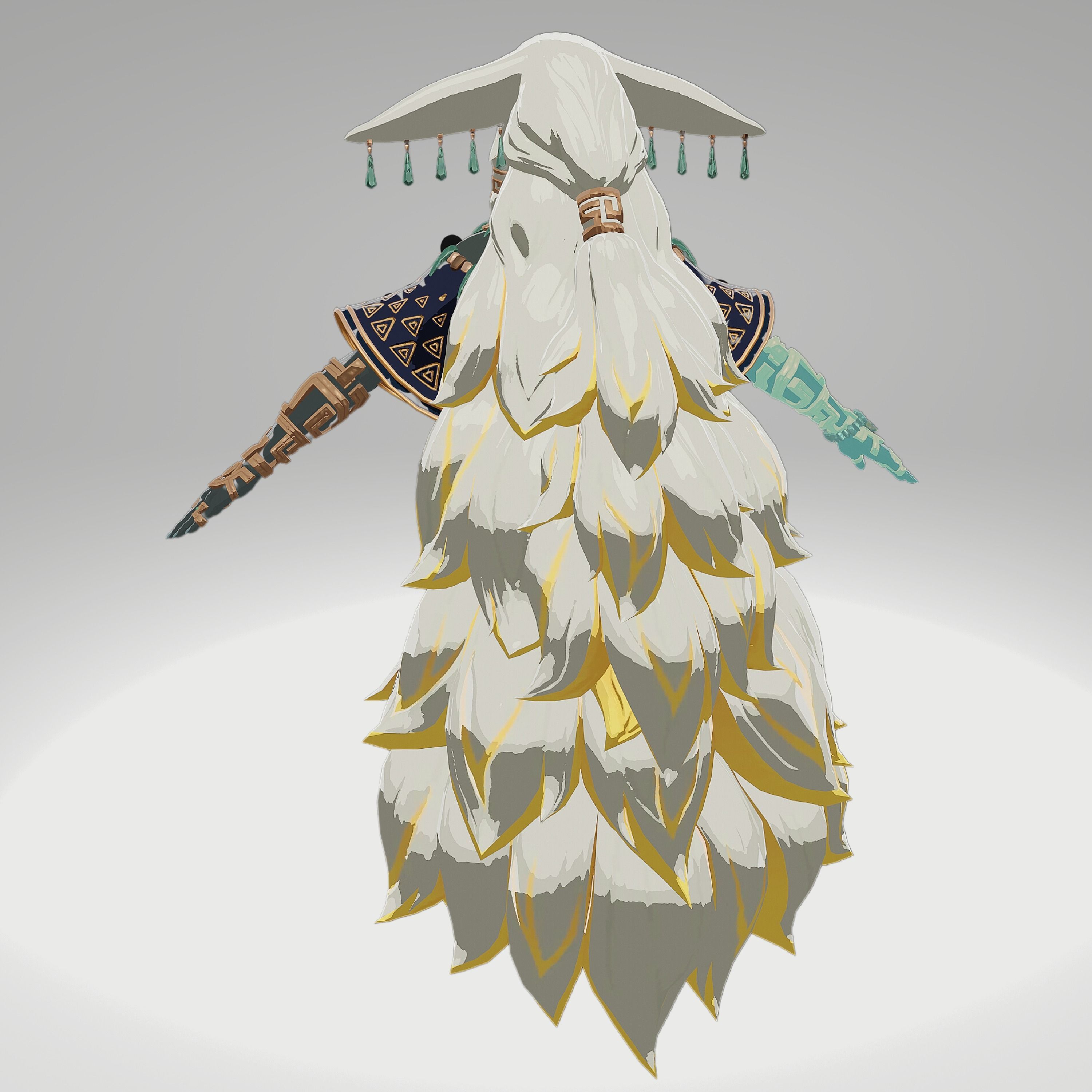 3D model Legend of Zelda Tears of Kingdom - Rauru VR / AR / low-poly ...