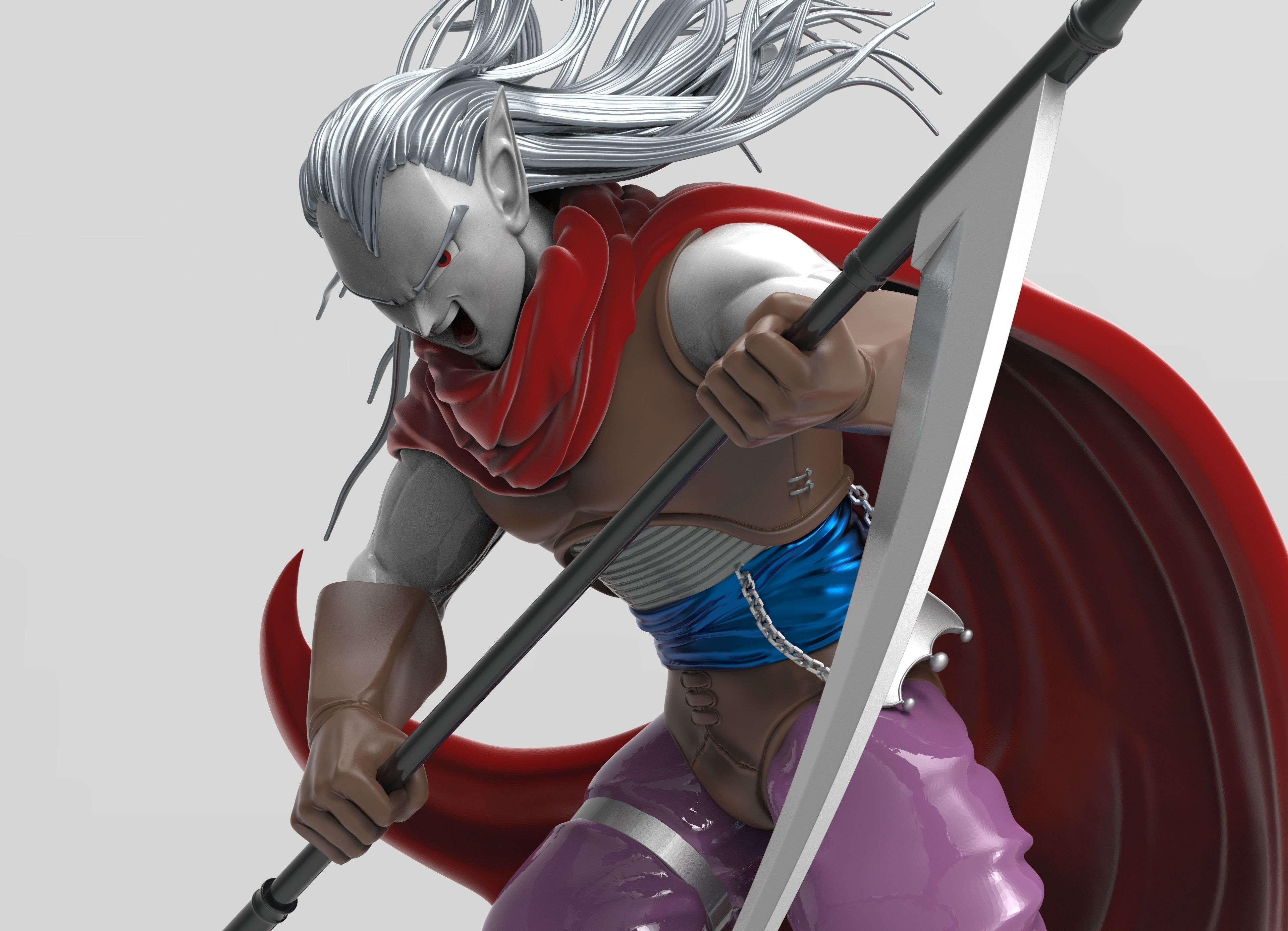 Magus - Chrono Trigger 3D model 3D printable | CGTrader