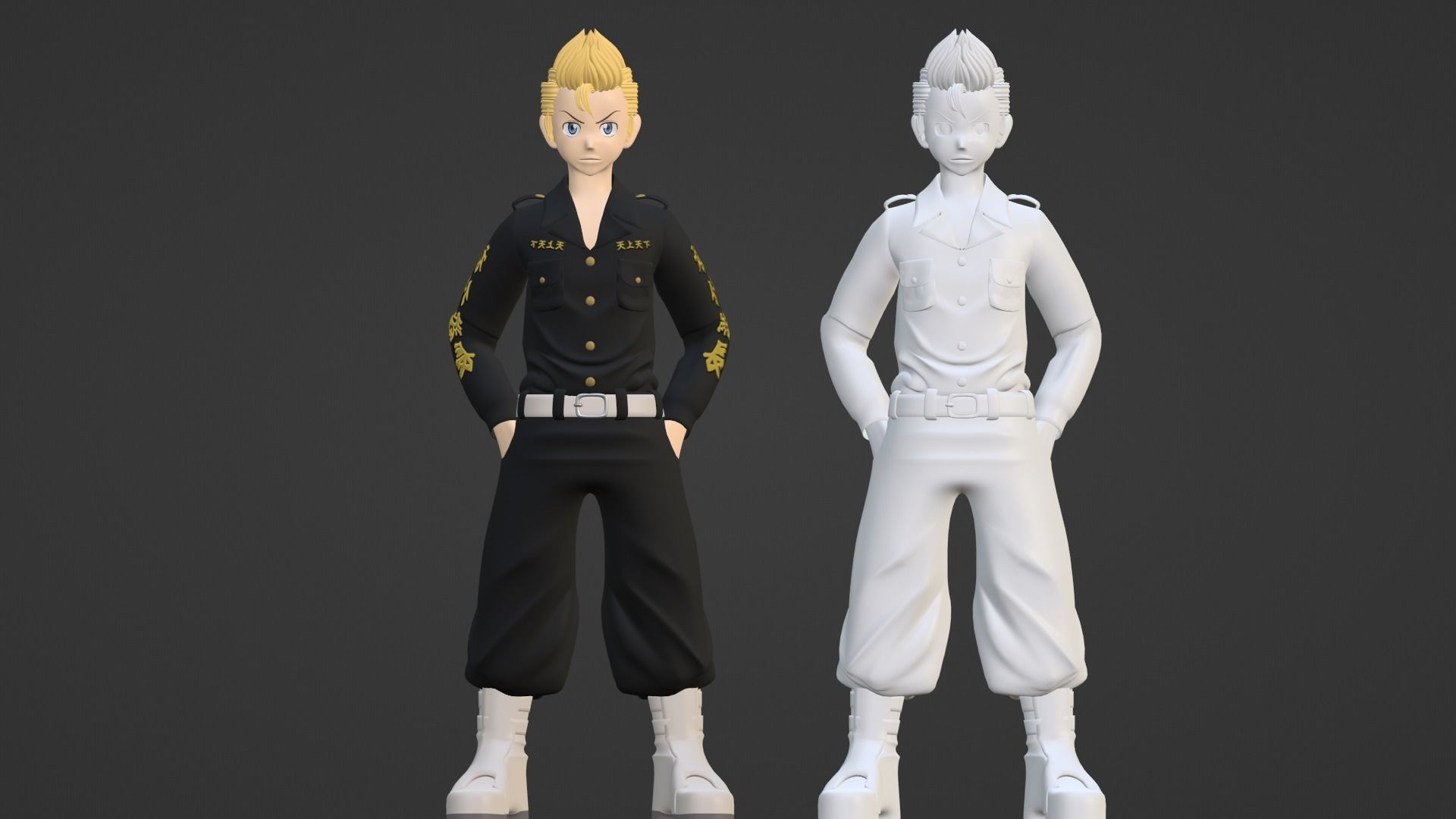 Takemichi Hanagaki - Tokyo Revengers 3D model rigged | CGTrader
