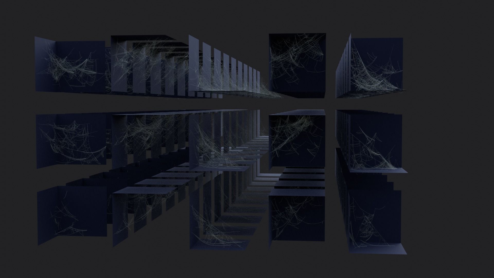 Spiderweb or Cobweb Asset Pack 150 Variations 3D model | CGTrader