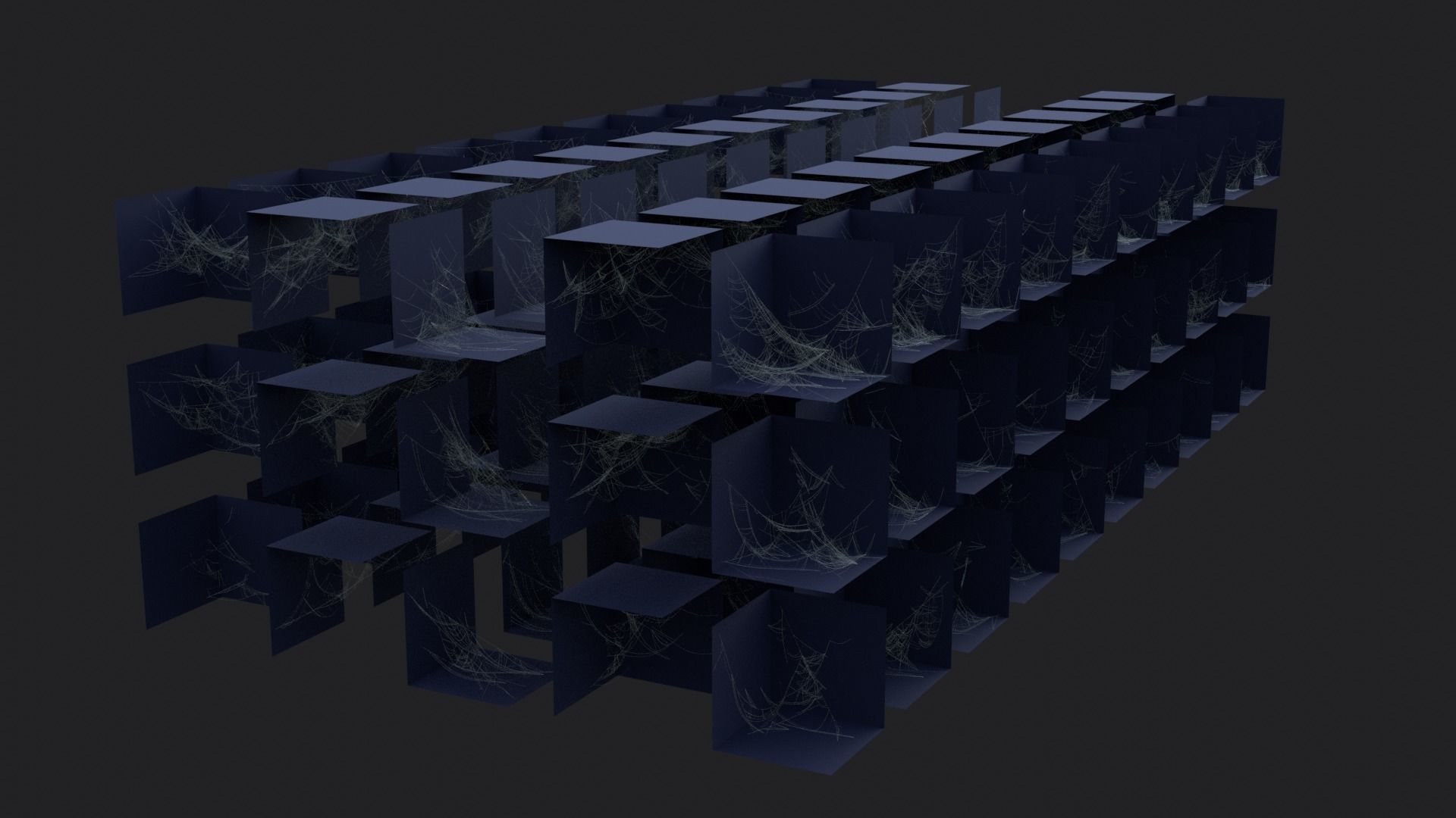 Spiderweb or Cobweb Asset Pack 150 Variations 3D model | CGTrader