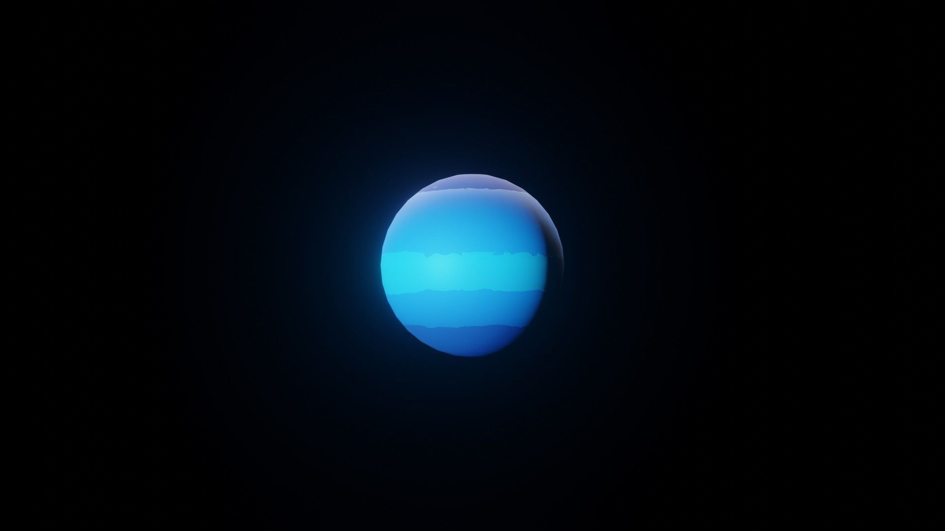 3D model Stylized Planet Neptune 3D Model 2k 4k 8k Textures VR / AR ...