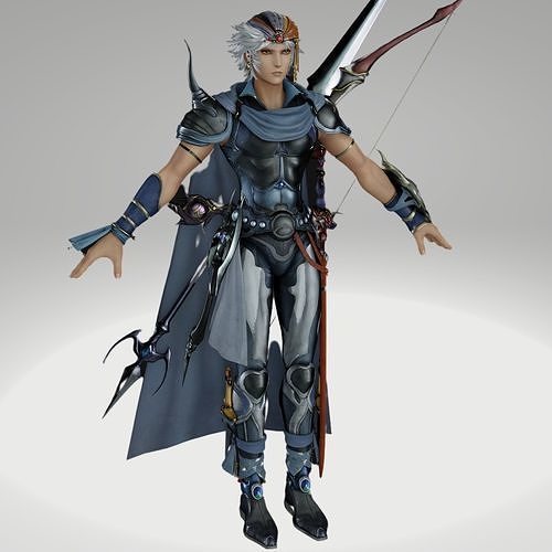 3D model Final Fantasy - Dissidia NT - Firion VR / AR / low-poly | CGTrader