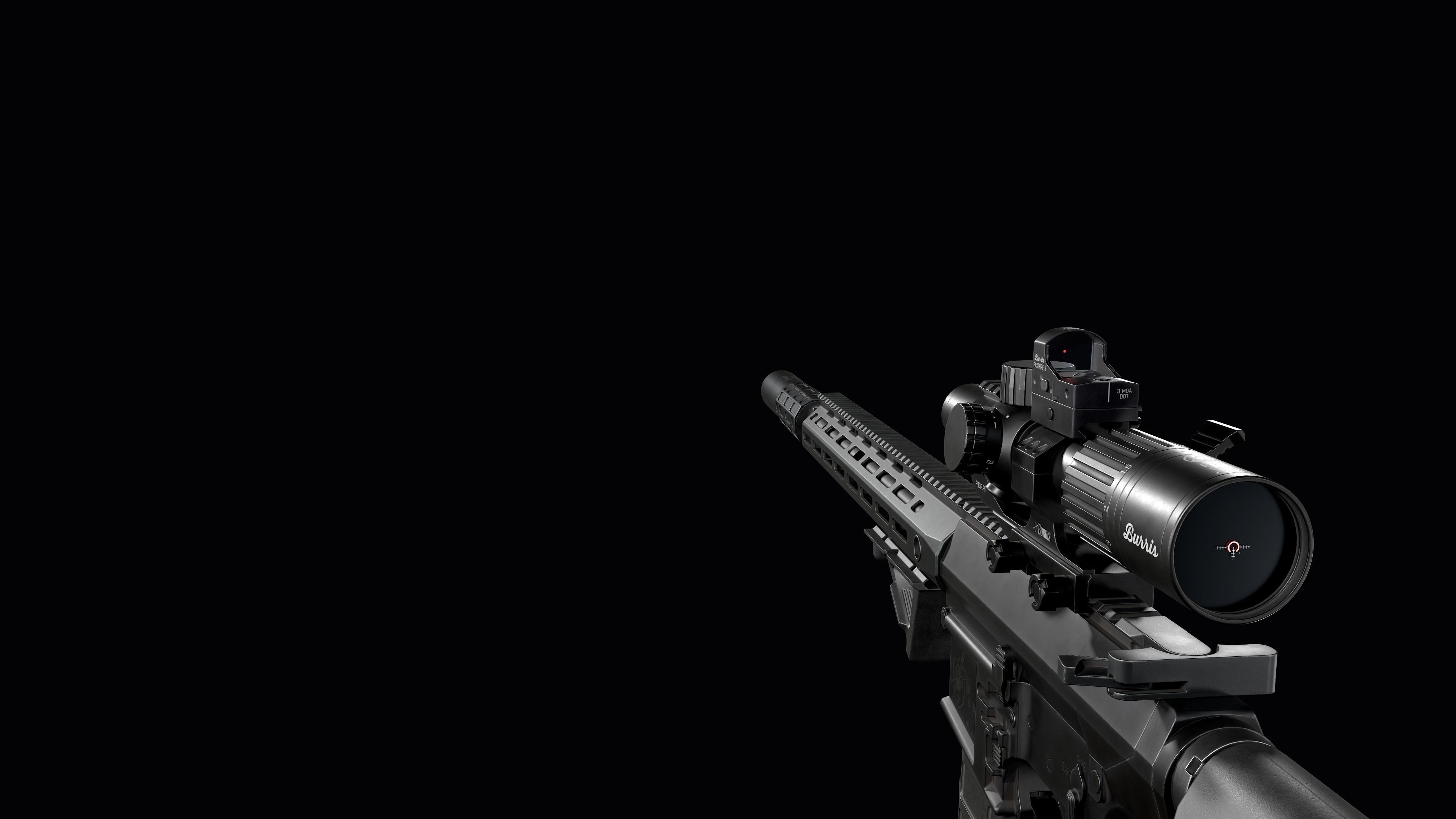 3D model Tactical modular sniper rifle Knights Armament SR 25 VR / AR ...