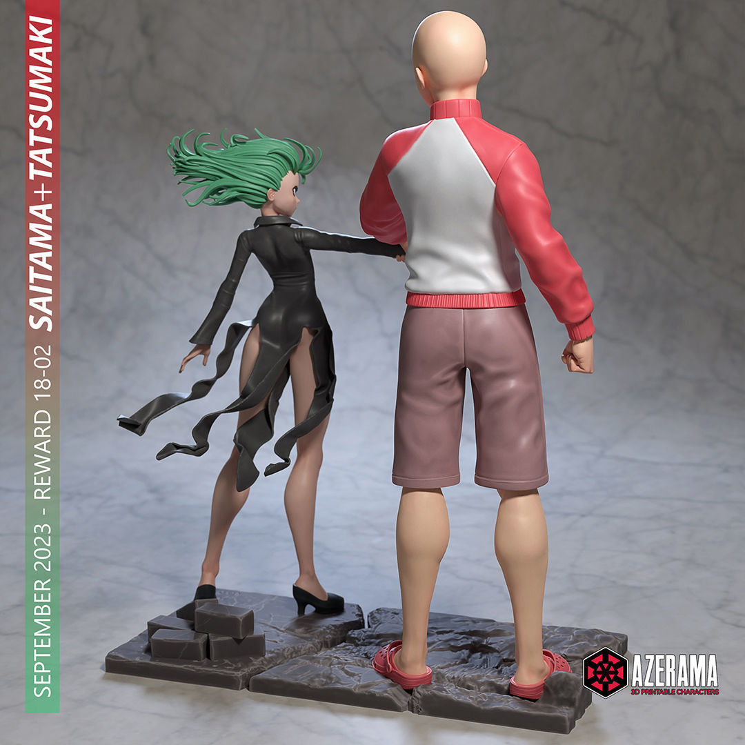Saitama Tatsumaki STL Ready for 3D Printing 3D model 3D printable ...