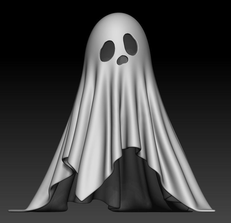 3 Bedsheet Ghosts Halloween 3D model | CGTrader