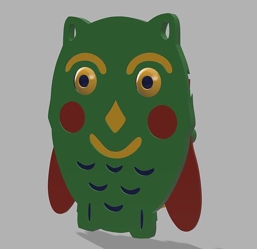 Chouette 3D model 3D printable | CGTrader