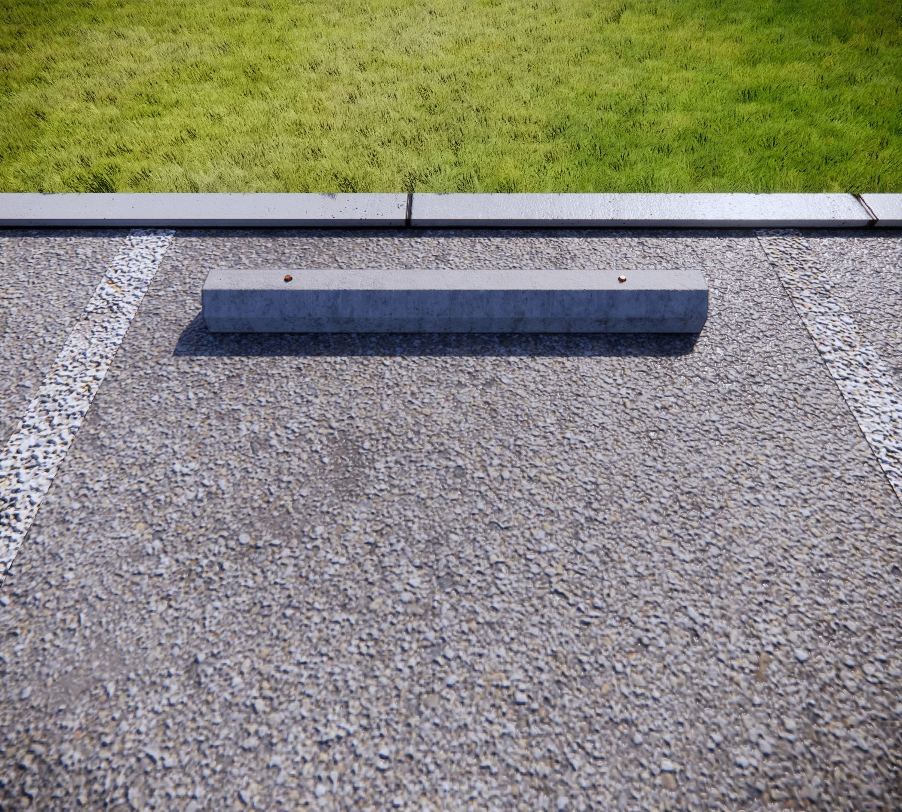 Concrete Parking Stop free VR / AR / low-poly 3D model | CGTrader